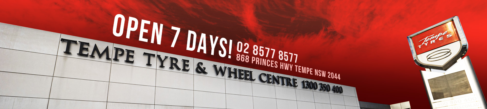 Tempe Tyres | Australia's Leading Tyre & Wheel Centre