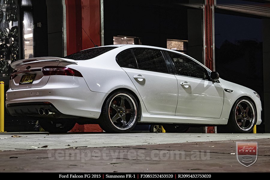 20x8.5 20x9.5 Simmons FR-1 Hyper Dark on FORD FALCON FG