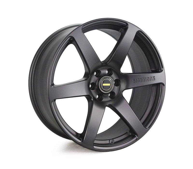 20x9.0 Simmons S6 Matte Black NCT 6/114.3 P35 | Simmons Wheels | Tempe ...