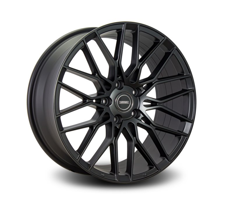 To Suit VW CADDY WHEELS PACKAGE: 19x8.5 Simmons EU1 Satin Black and ...