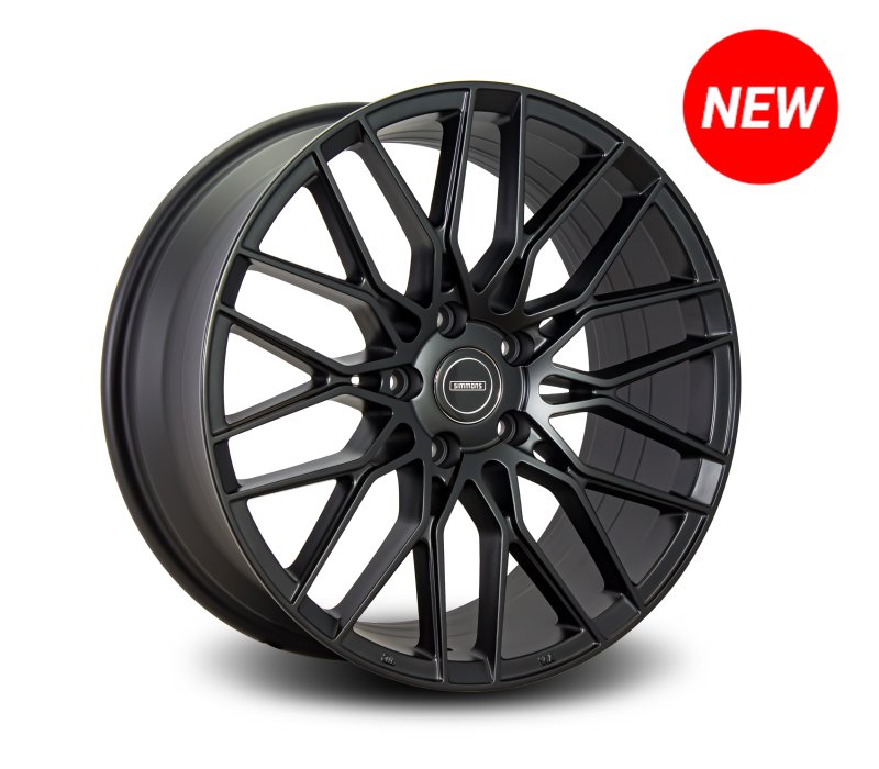 19x8.5 Simmons EU1 Satin Black | Simmons Wheels | Tempe Tyres